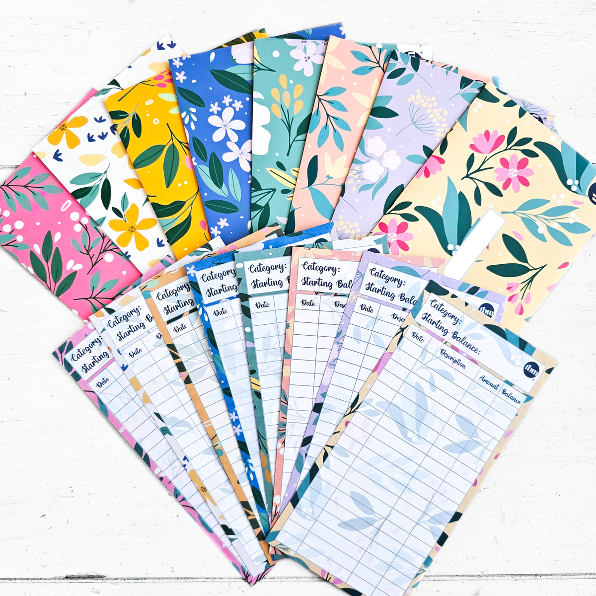 Floral Cash Envelope Set – The Budget Mom