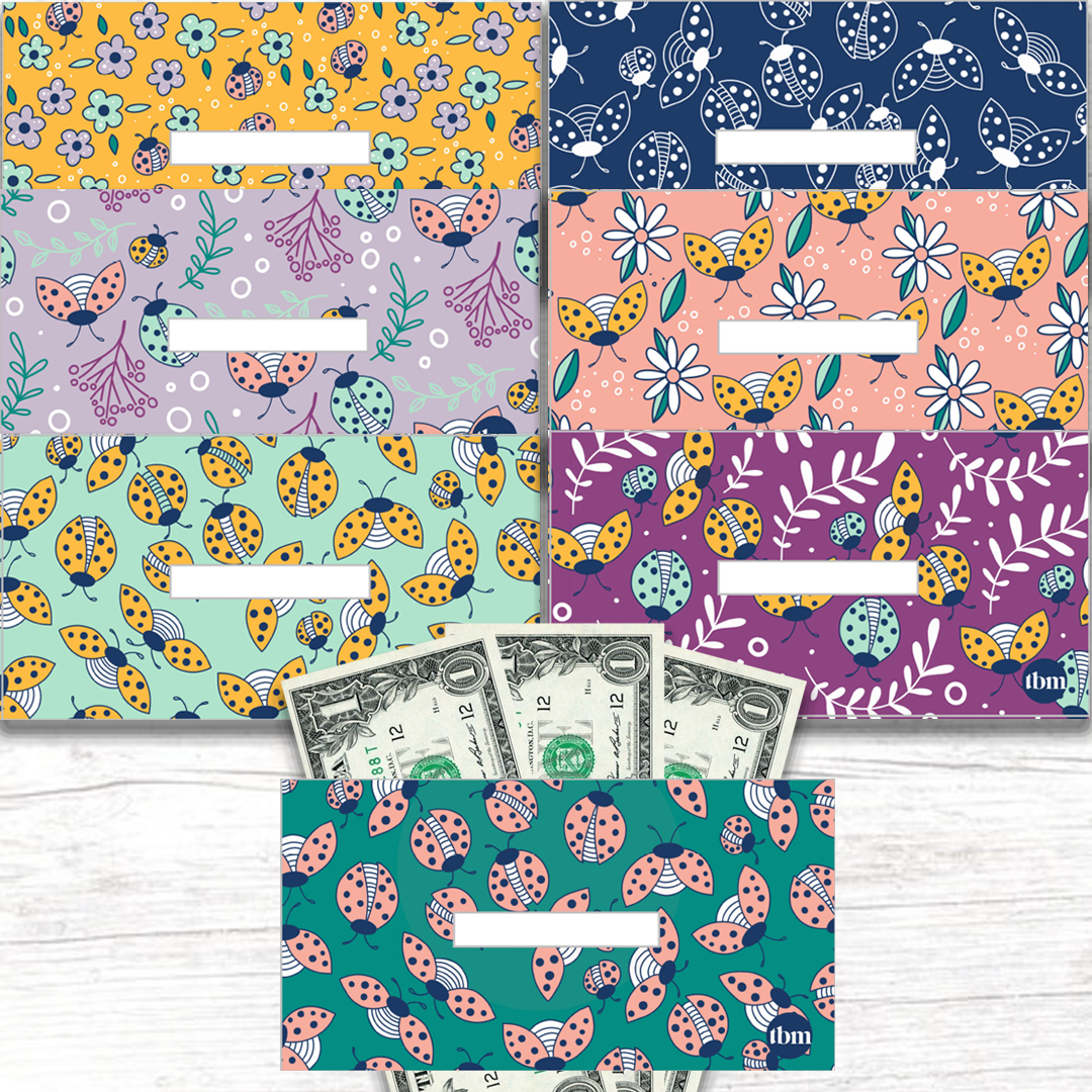 Ladybug Theme Horizontal Cash Envelopes (Printable) – The Budget Mom