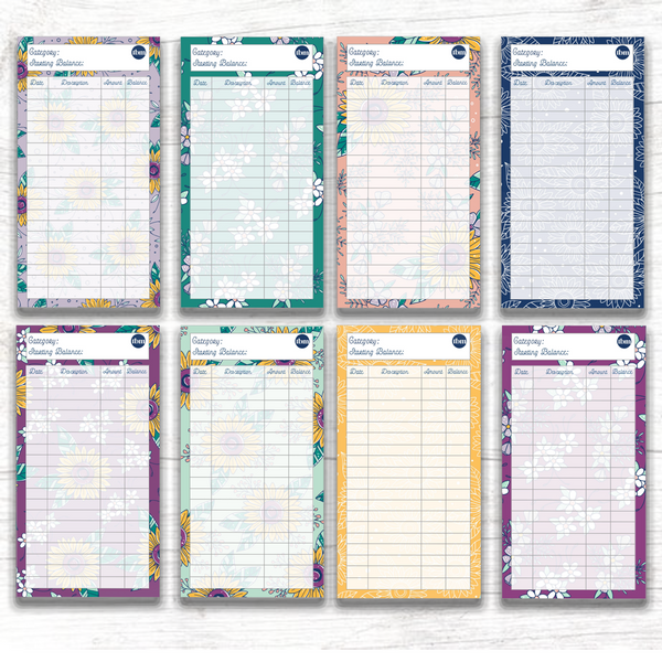 Sunflower Theme Spending Trackers (Printable) – The Budget Mom